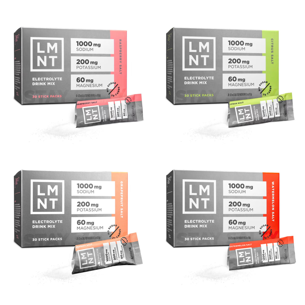 LMNT Electrolyte Drink Mix - Hydration and Mineral Support Formula ...