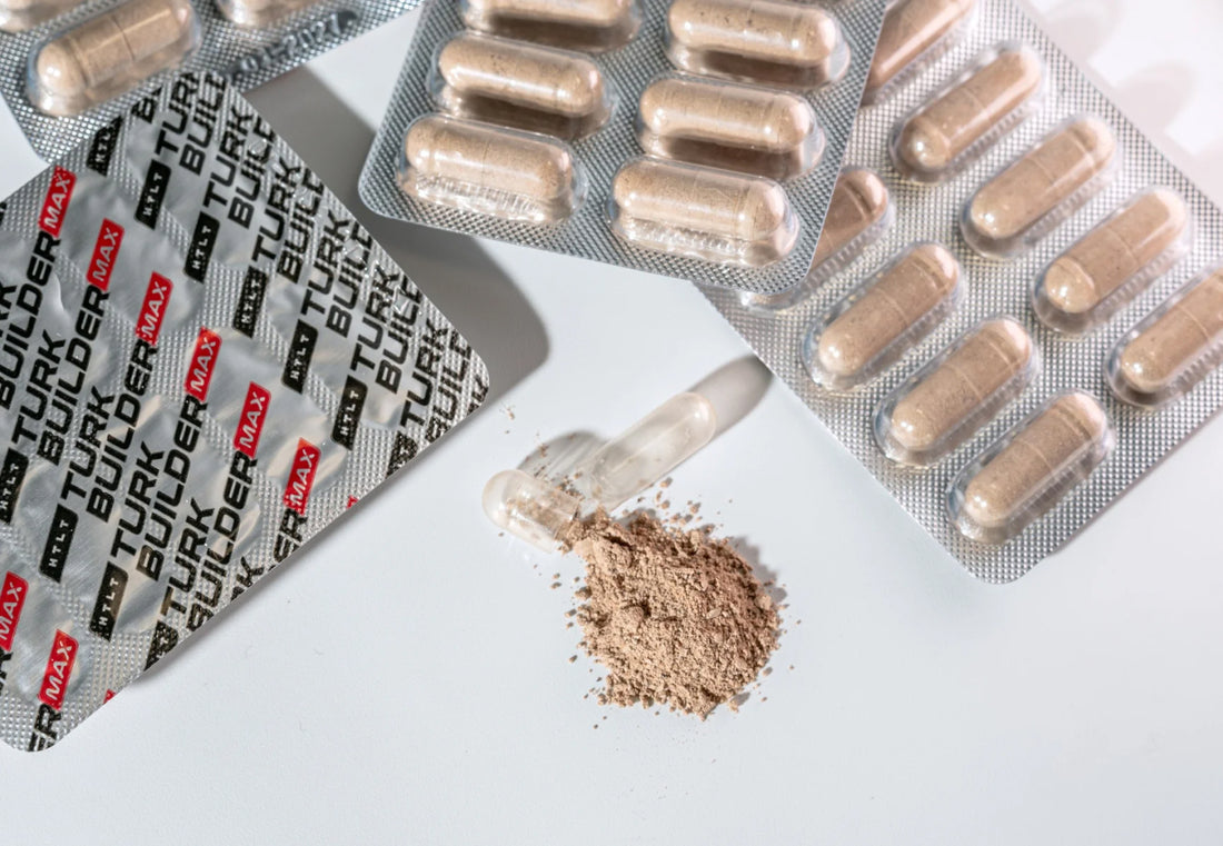 HTLT Turk Builder Max - Natural Muscle Support Supplement (40 Capsules ...